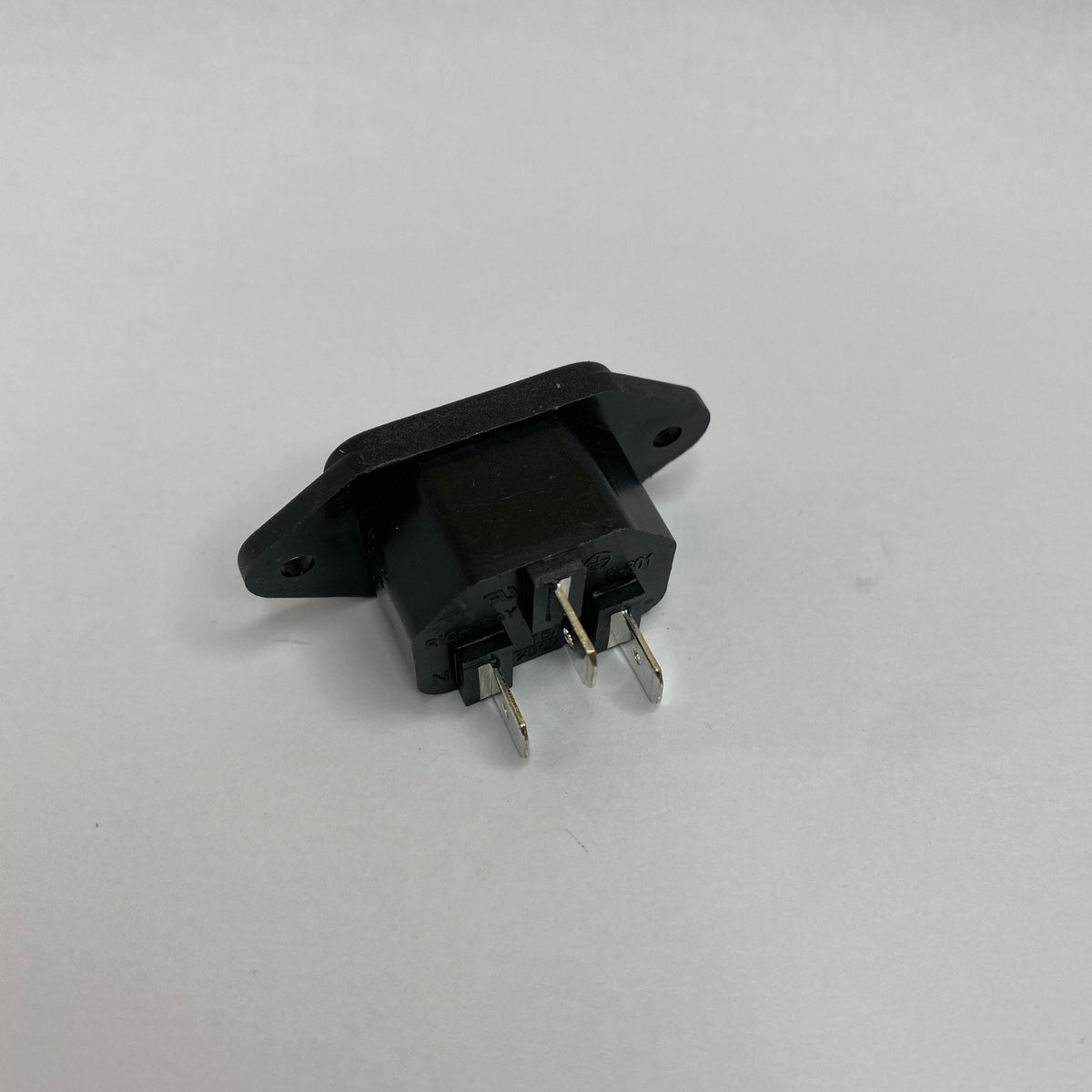 C14 INLET SCREW-FIT 6.3MM TABS BLK RoHS – Mcc Power Accessories