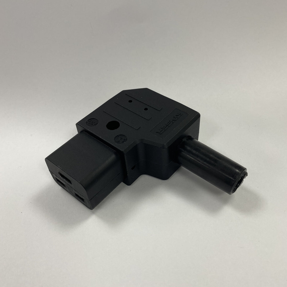 Re-Wireable Left Angle C19 Socket Black, (Kaiser 737) – Mcc Power ...