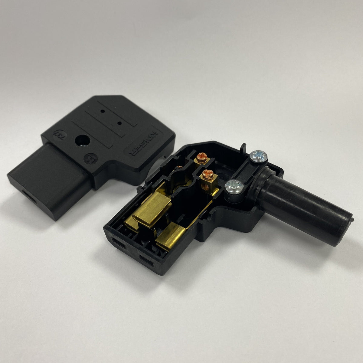 Re-Wireable Left Angle C19 Socket Black, (Kaiser 737) – Mcc Power ...