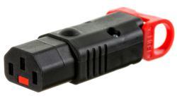 Re-Wireable IC13 Socket Locking IEC Lock Black. – Mcc Power Accessories
